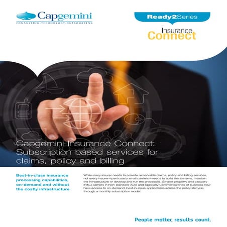 Capgemini Insurance Connect : Subscription based services for claims ...