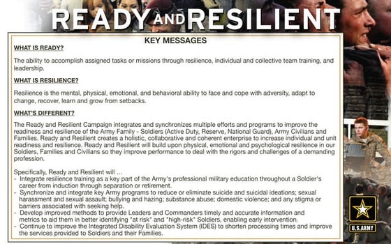 Ready and Resilient - Soldier | PDF