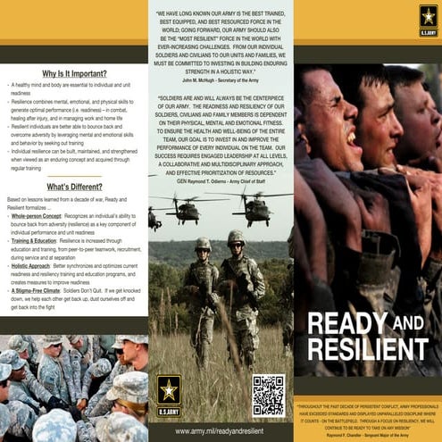 Ready and Resilient - Soldier | PDF
