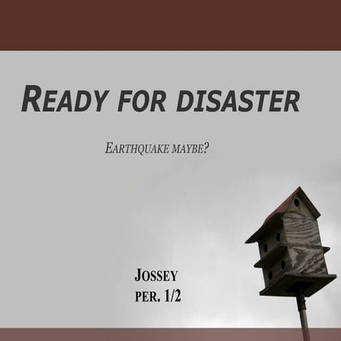 Ready For Disaster[1] | PPT