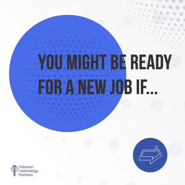 You might be ready for a new job if... | PDF