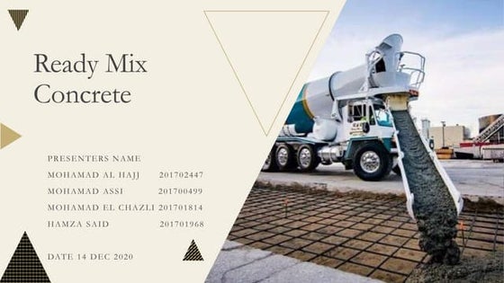 RMC Plant and its components, Testing and Design Mix | PPTX | Civil ...