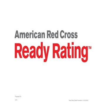 Ready Rating Program from the American Red Cross, & how it relates to ...