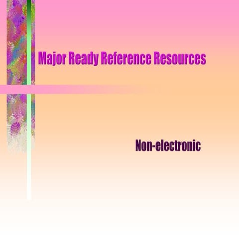 Readyreference | PPTX