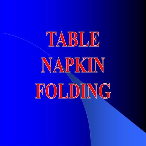 Types of napkins | DOCX