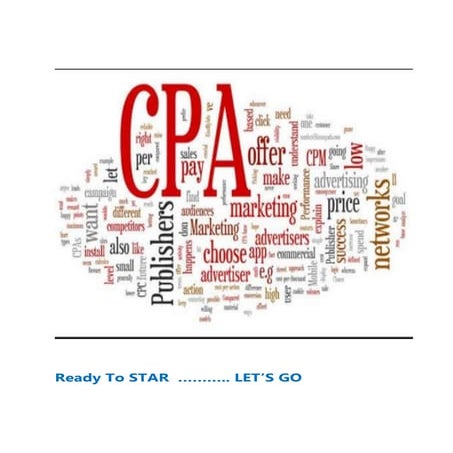 CPA MARKETING For Beginner Step By Step | PDF