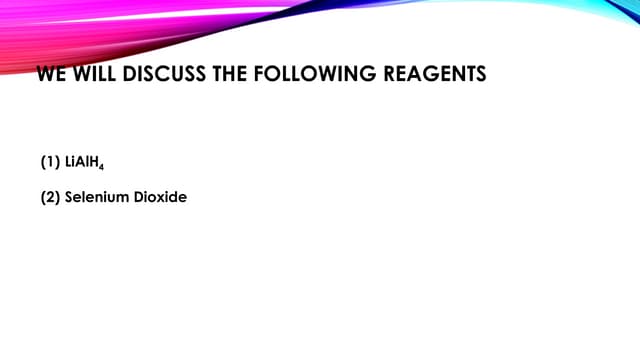 13. SeO2 & raney ni | PDF