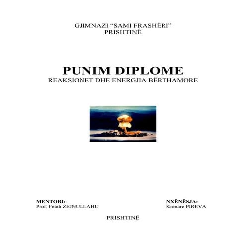 Struktura e atomit dhe bërthama e tij | PPT
