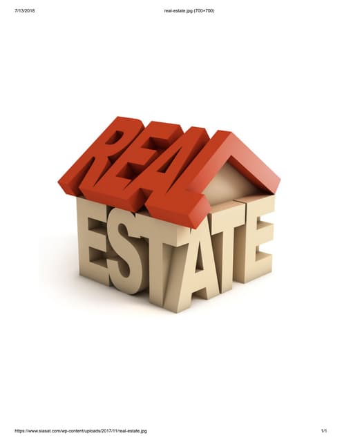 Real estate | PDF