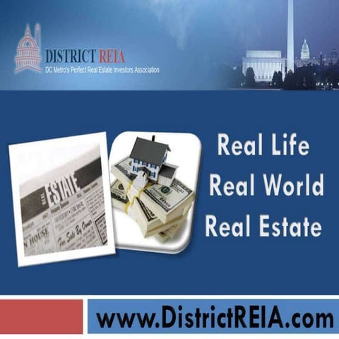 Real Estate Market Washington DC | PPTX | Real Estate Industry | Industries