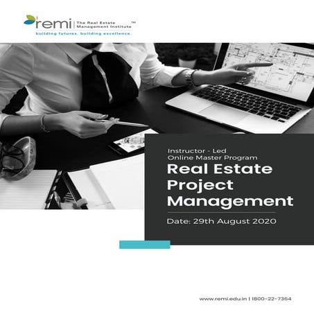 Real Estate Project Management Course Online | REMI | PDF