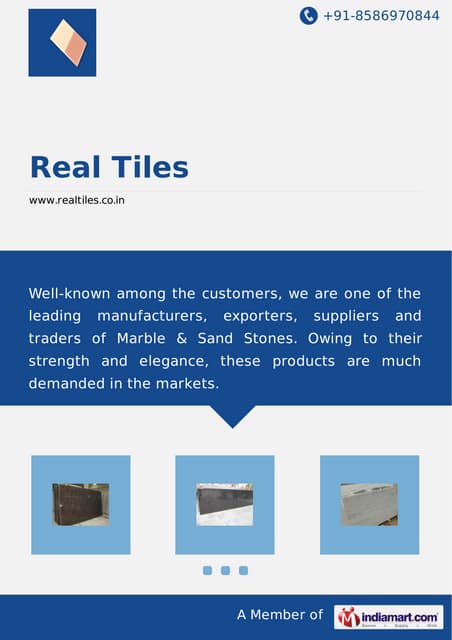 Real Tiles presentations