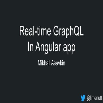 Real Time Graphql In Angular App Ppt 7444