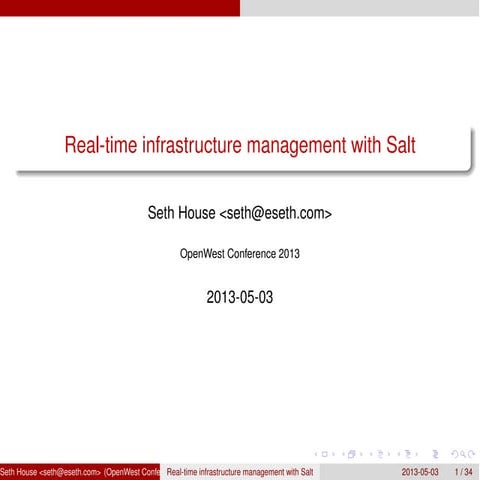 Real Time Infrastructure Management With Saltstack Openwest 2013 Ppt 0362