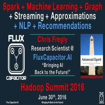 Real Time Streaming Advanced Analytics Approximations And Recommendations Using Apache Spark