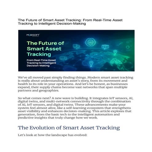 Real-Time Transport Tracking System | Improve Efficiency & Visibility | PDF