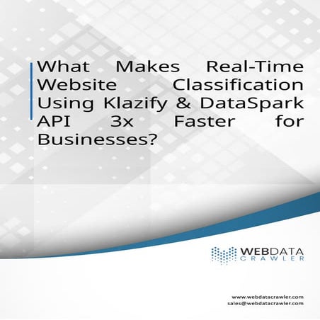 Real-Time Website Classification Using Klazify & DataSpark API.pptx
