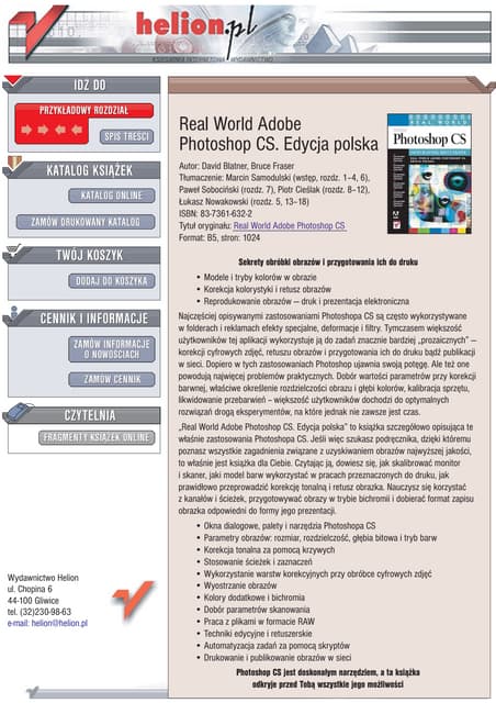 GIMP. Praktyczne projekty | PDF