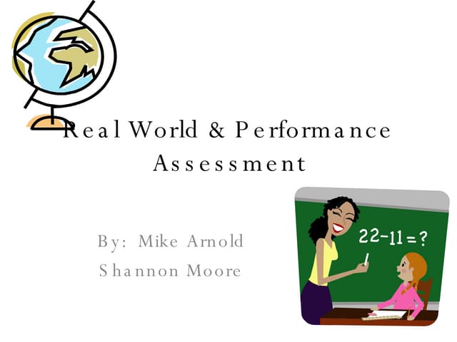 GRASP PERFORMANCE ASSESSMENT | PPTX