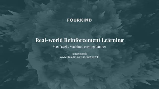Real-world Reinforcement Learning | PPT Real-world Reinforcement Learning | PPT