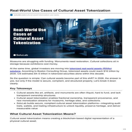 Real-World Use Cases of Cultural Asset Tokenization.pdf