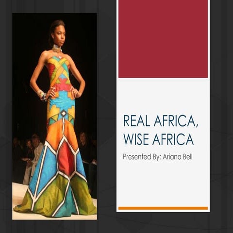 Real africa, slideshow presentation | PPTX