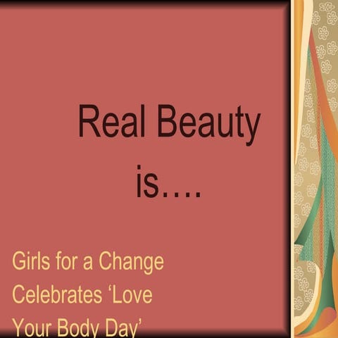 Real beauty campaign | PPTX