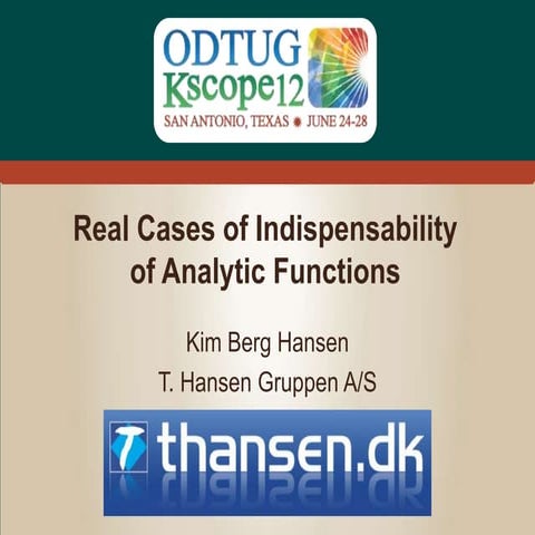 Real Cases Of Indispensability Of Oracle Sql Analytic Functions Ppt 8604