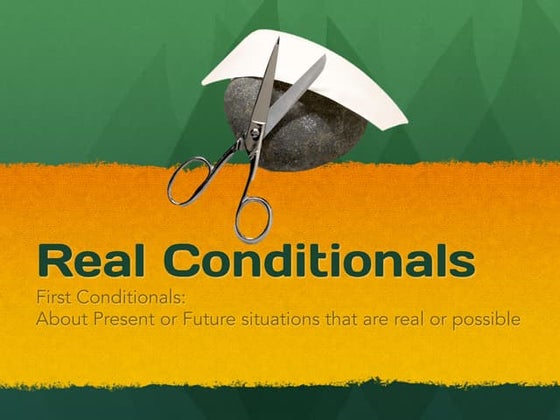 English Present real conditionals | PPS