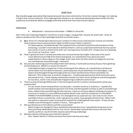 Real draft text for my magazine double page spread | PDF