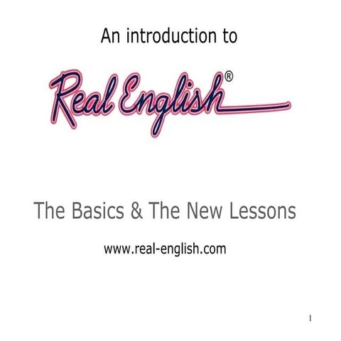 Real English Final Version Wiaoc09 | PPT