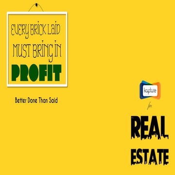 Kapture Real Estate CRM | PPTX