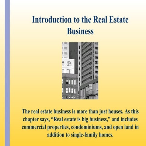 PPT for Elements That Effect Real Estate | PPT