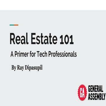 Real Estate 101: A Primer for Working Professionals | PDF