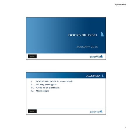 Docks Bruxsel - New shopping district in Brussels (opening 2016) | PDF ...