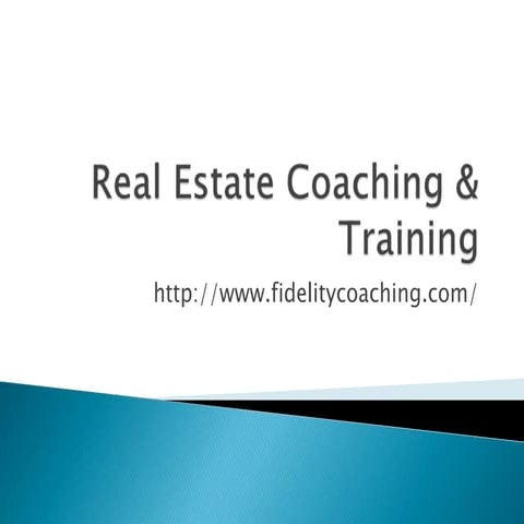 Real estate coaching & training | PPTX