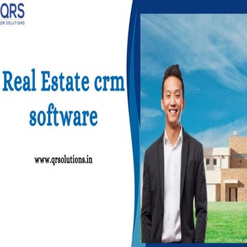 Real Estate CRM Software India | QR Solutions | PDF