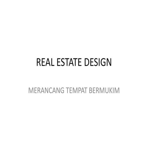 Real estate design | PPTX