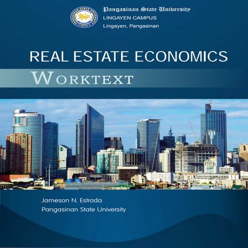 Real Estate Economics Worktext | PDF