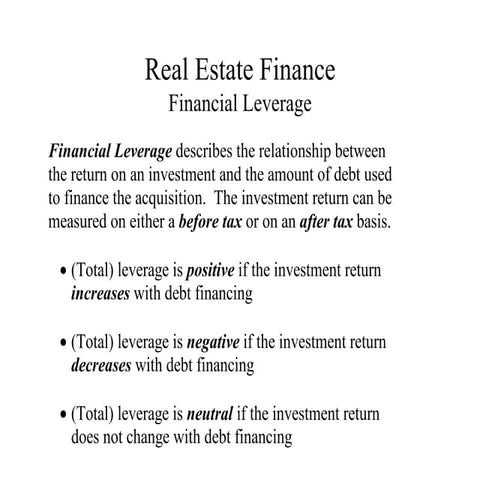 Real Estate Finance.ppt
