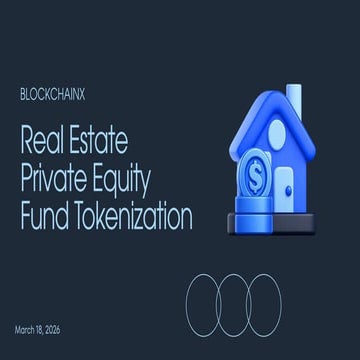 Real Estate Private Equity Tokenization Explained | PDF