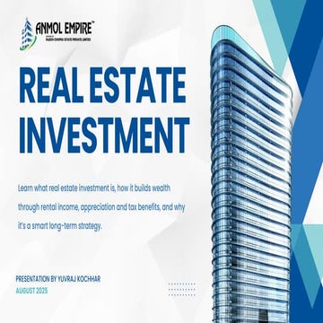 A Guide to Real Estate Investment - Strategies, Insights and Growth | PDF