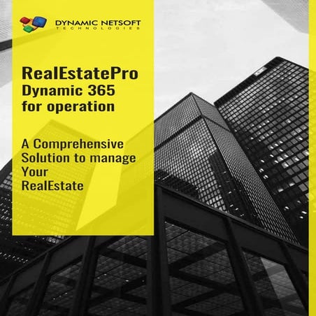 RealEstatePro: Leading Dynamics 365 Property Management ERP Solution | PDF