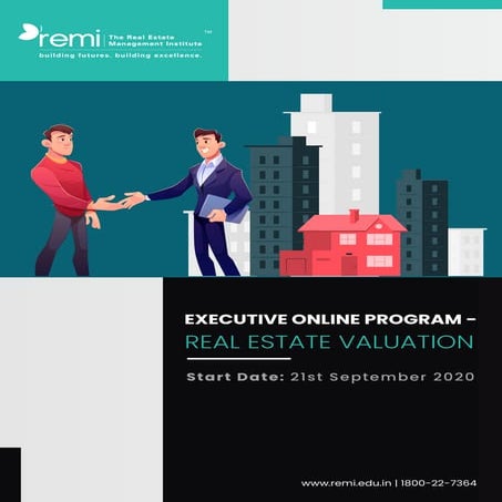 Real Estate Property Valuation Online Certificate Course | REMI | PDF