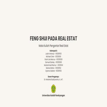 Real Estat Kelompok arsitektur kelompok 6 | PDF