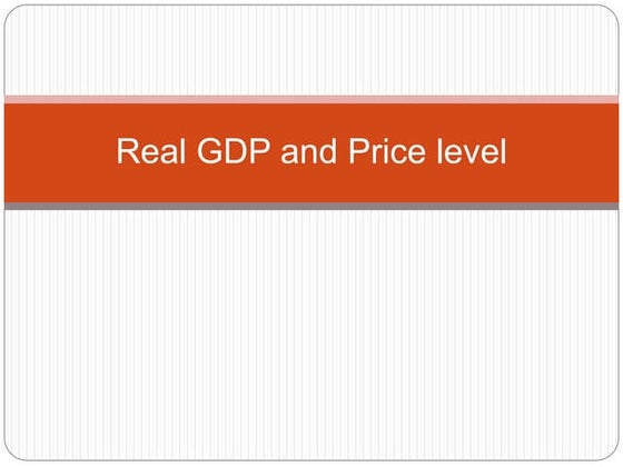 Nominal and real GNP | PPTX