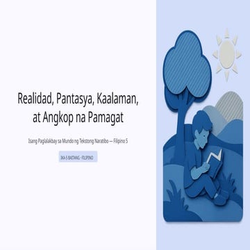 Pagkilala sa Realidad, Pantasya, at Angkop na Pamagat sa Tekstong ...