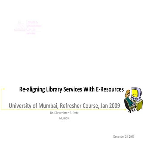 Realigning library services with e resources (ss) | PPT