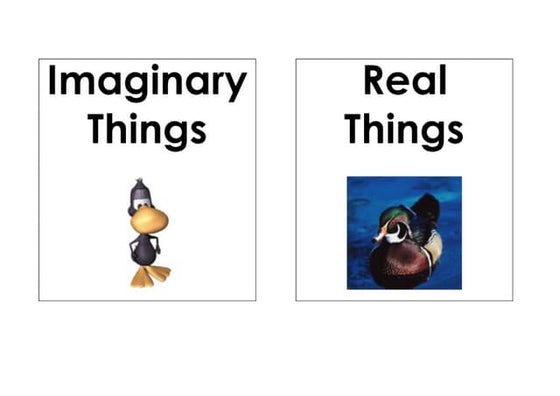 Real & imaginary things c | DOC