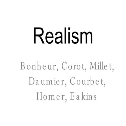 Realism | PPT